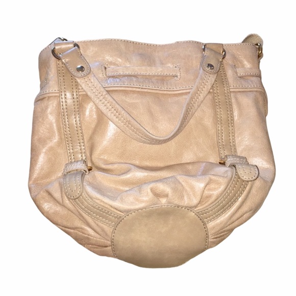 The Sak | Bags | The Sak Taupe Leather Drawstring Hobo Bag | Poshmark